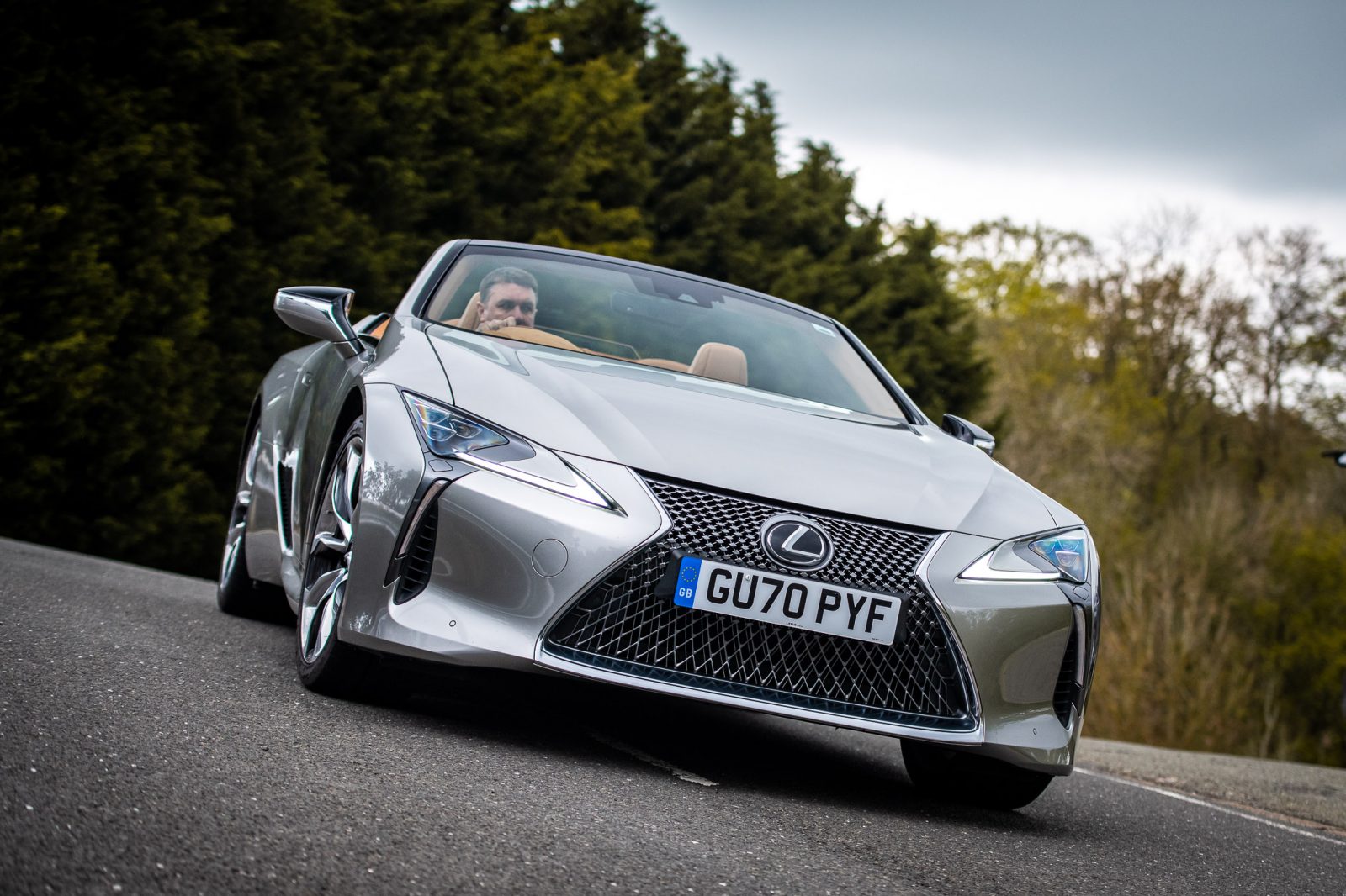 Behind the wheel of the frozen Lexus LC Convertible - Lexus UK Magazine