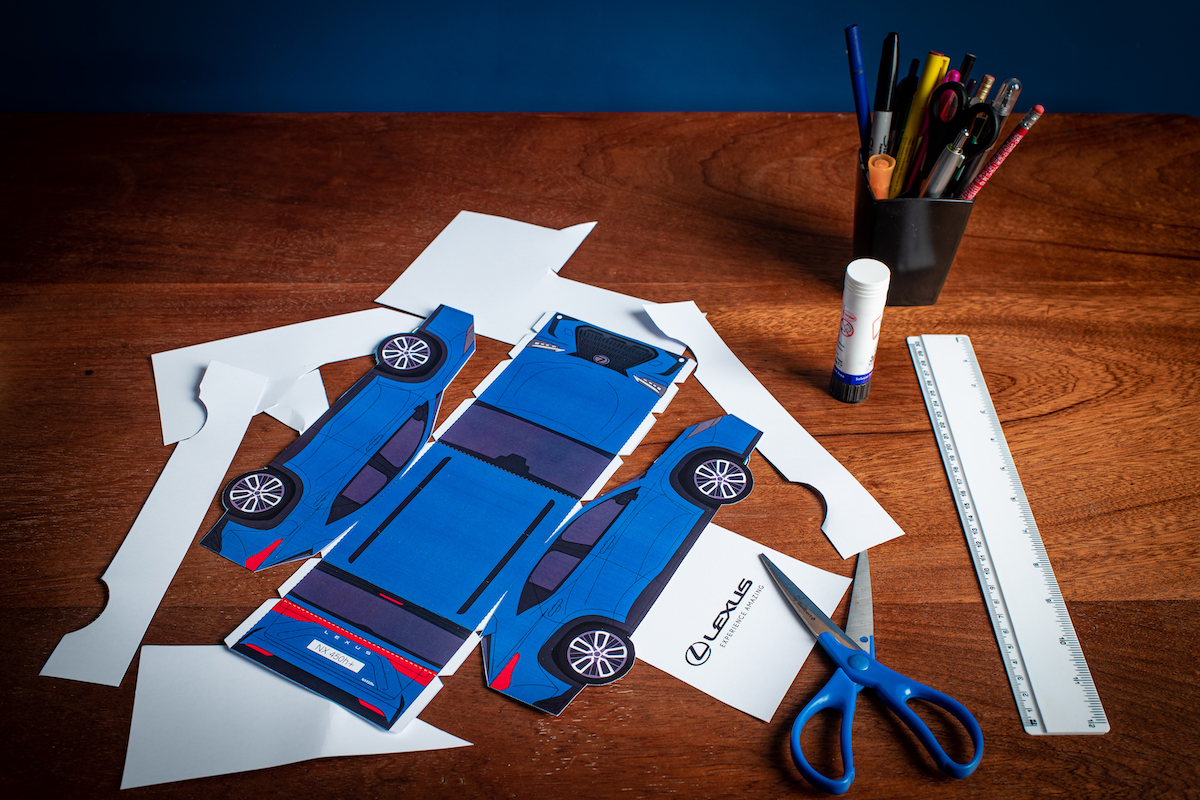 Build your own Lexus NX paper model - Lexus UK Magazine