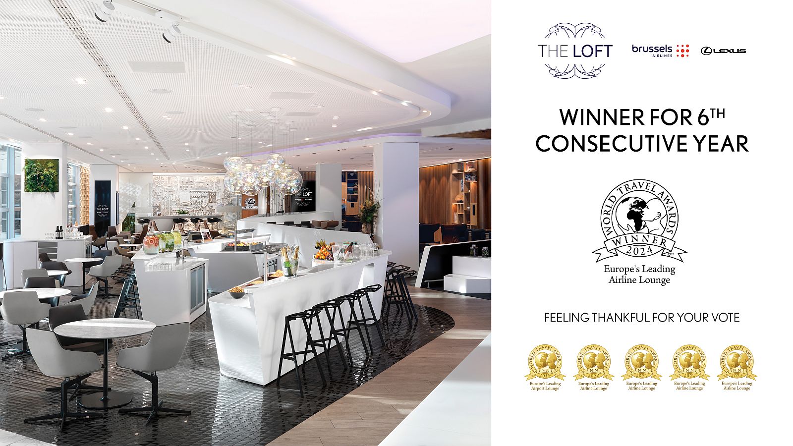 The Loft by Lexus named Europe's best airport lounge - Lexus UK Magazine